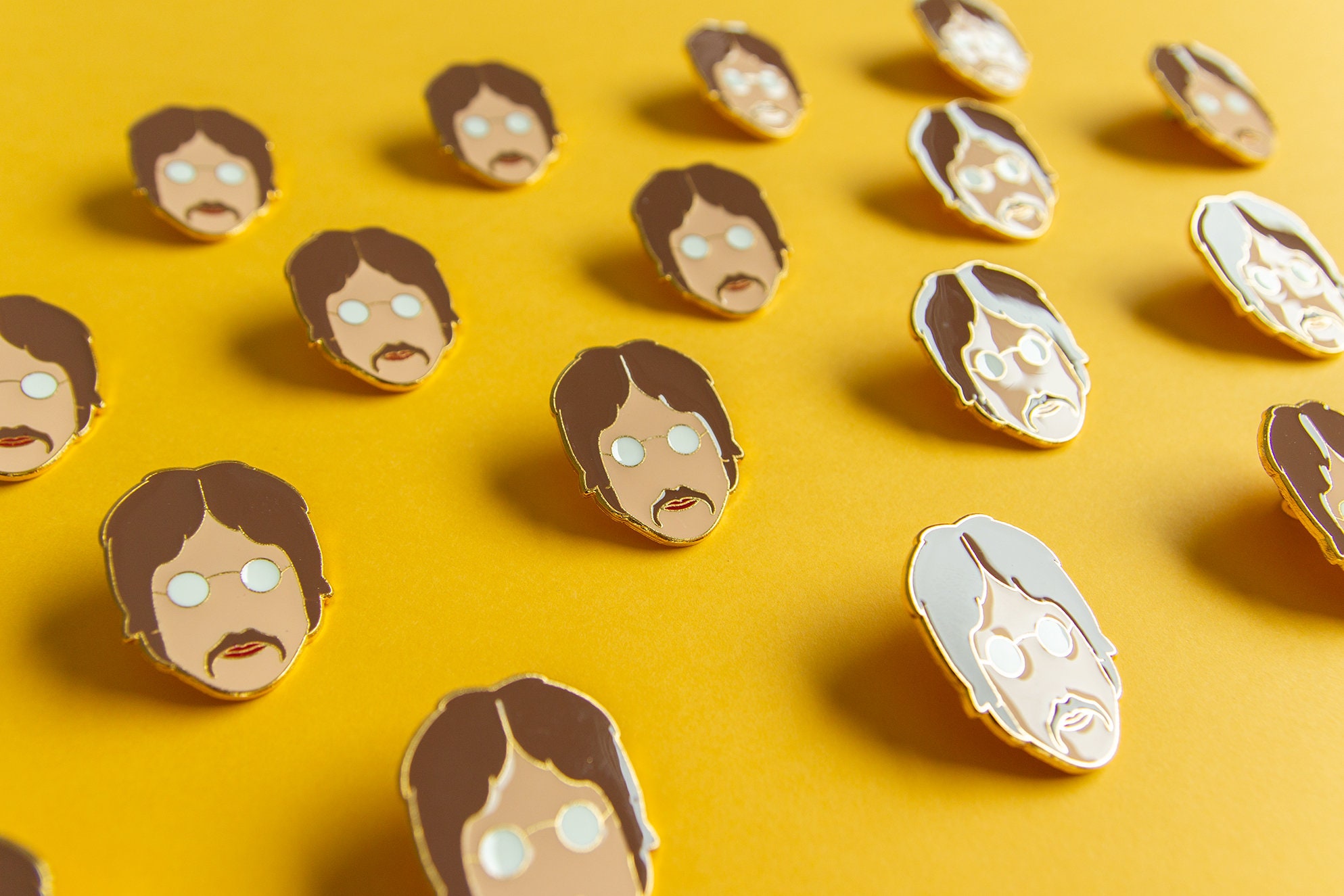 Beatle Lennon Enamel Pin - Etsy