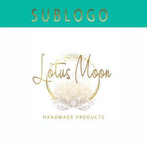 Lotus Moon Logo, Health, Spiritual Logo, Lunar, Healing Logo, Beauty ...