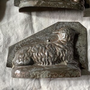 1920s Large Chocolate Candy Lamb Sheep Mould / Mold Metal Cast ...