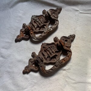 Vintage Shop Stock Coffin Handles or Casket Handels 1940s Two Pieces ...