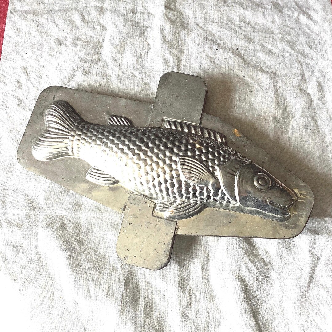Antique 1940s French Chocolate Fish Mold: Chocolaterie Metal Cast - Etsy