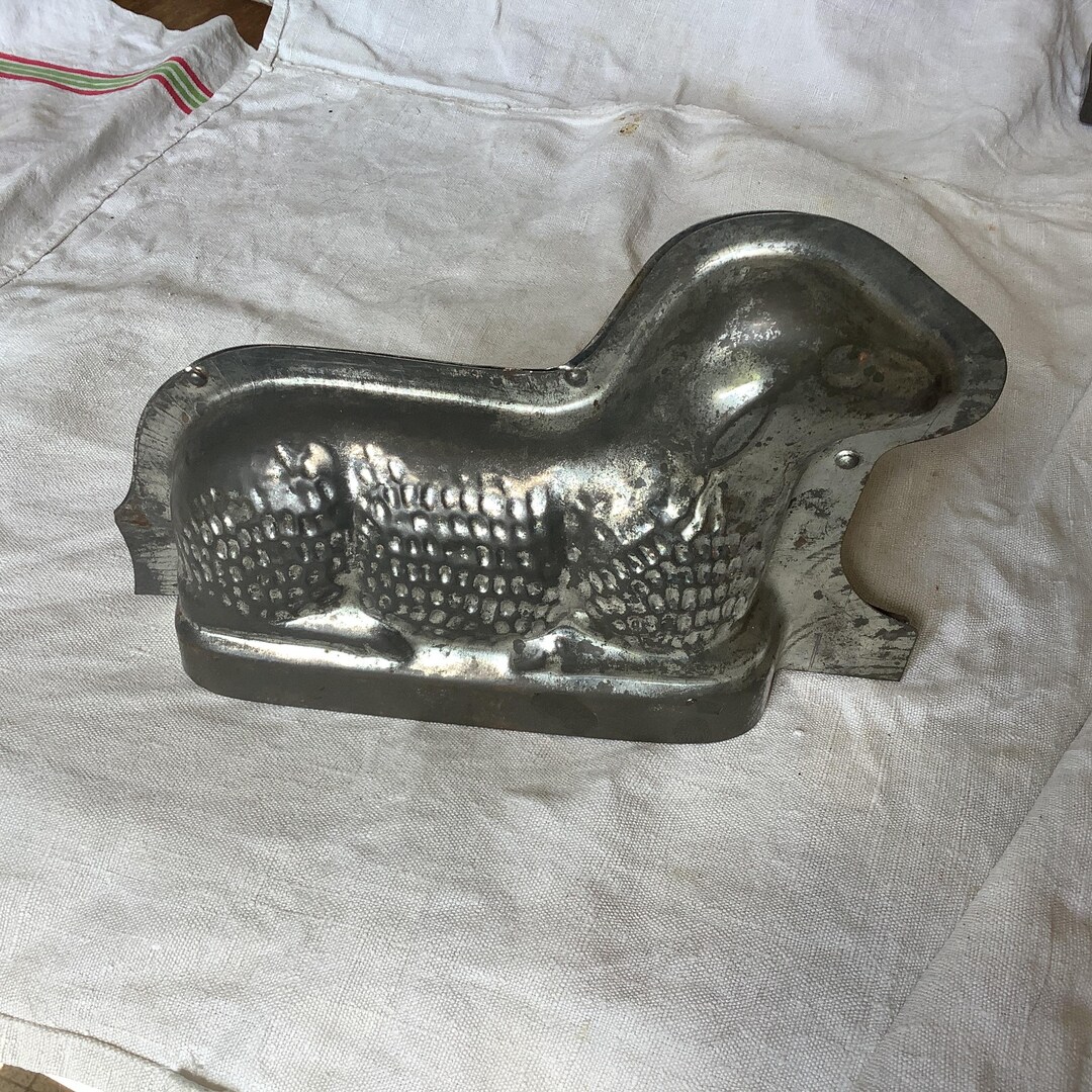 1940s Metal Lamb Chocolate Mold: French Antique Market Find - Etsy