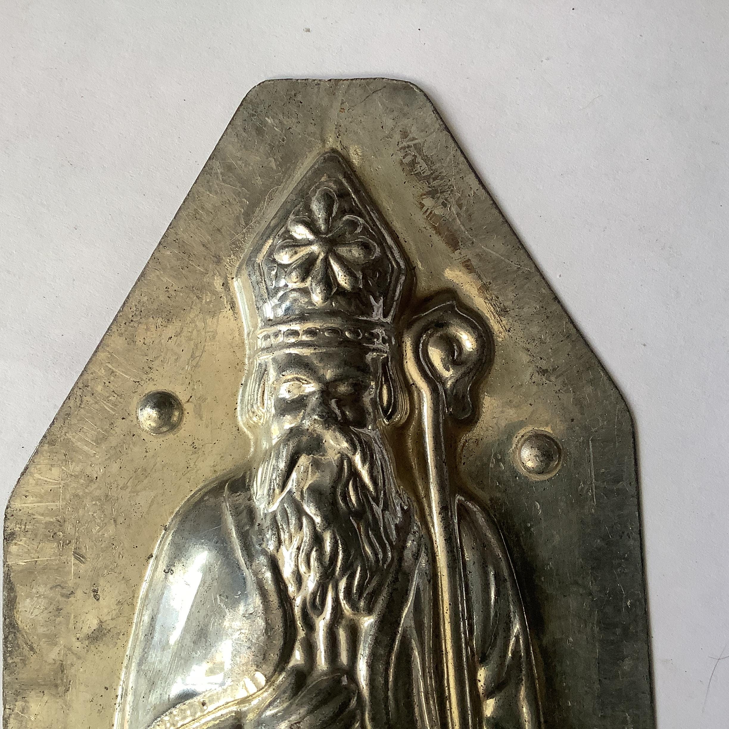 Antique 1920s Chocolate Candy Father Christmas / Priest Mold / Mould ...