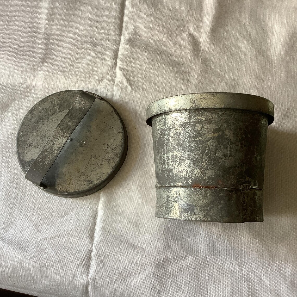 1920s One Vintage Ice Cream Mould Made in France Medium Sized Tin Lined ...
