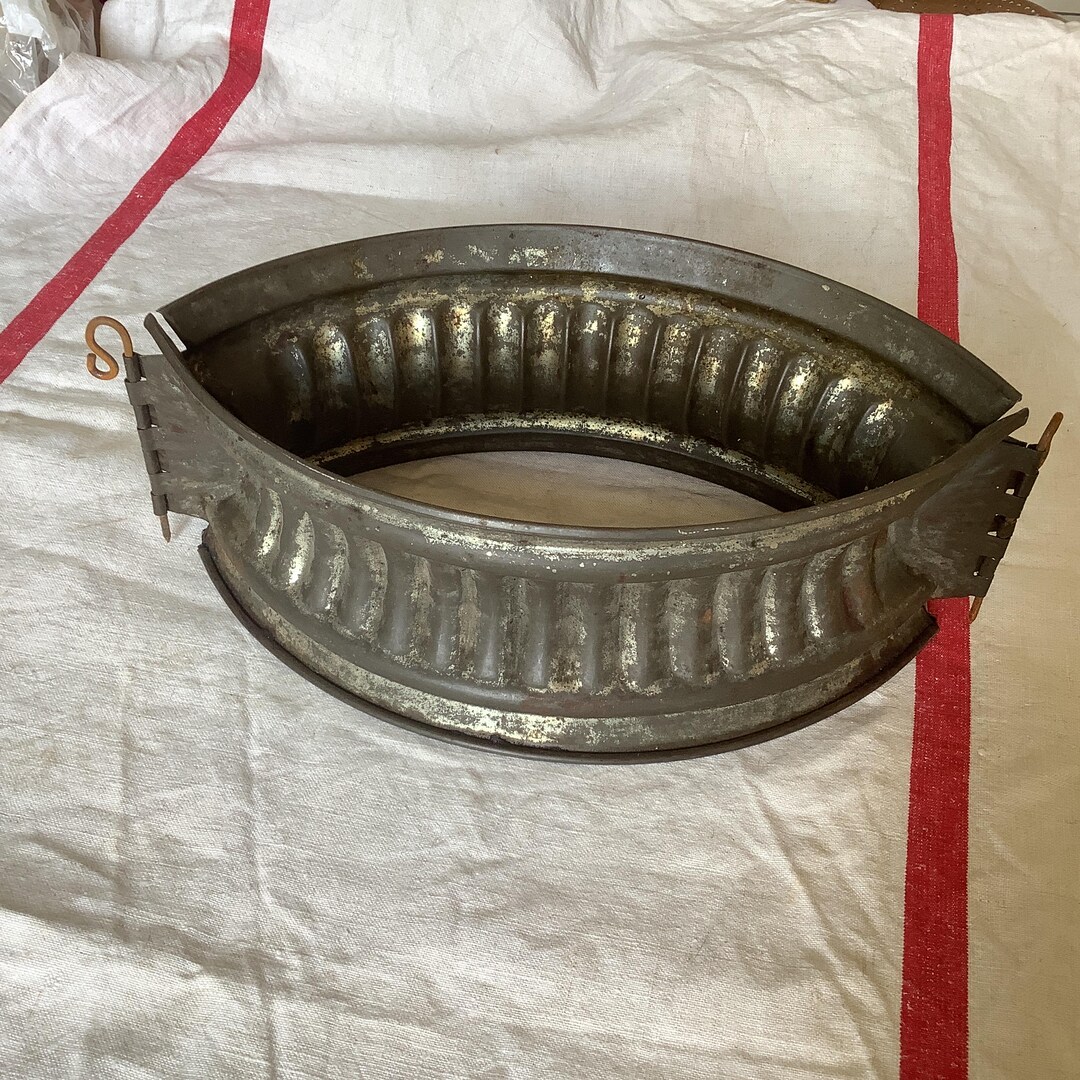 Antique 1920s Pork Pie Mould, Made in France, 26 Cm in by 15 Cm Wide by ...