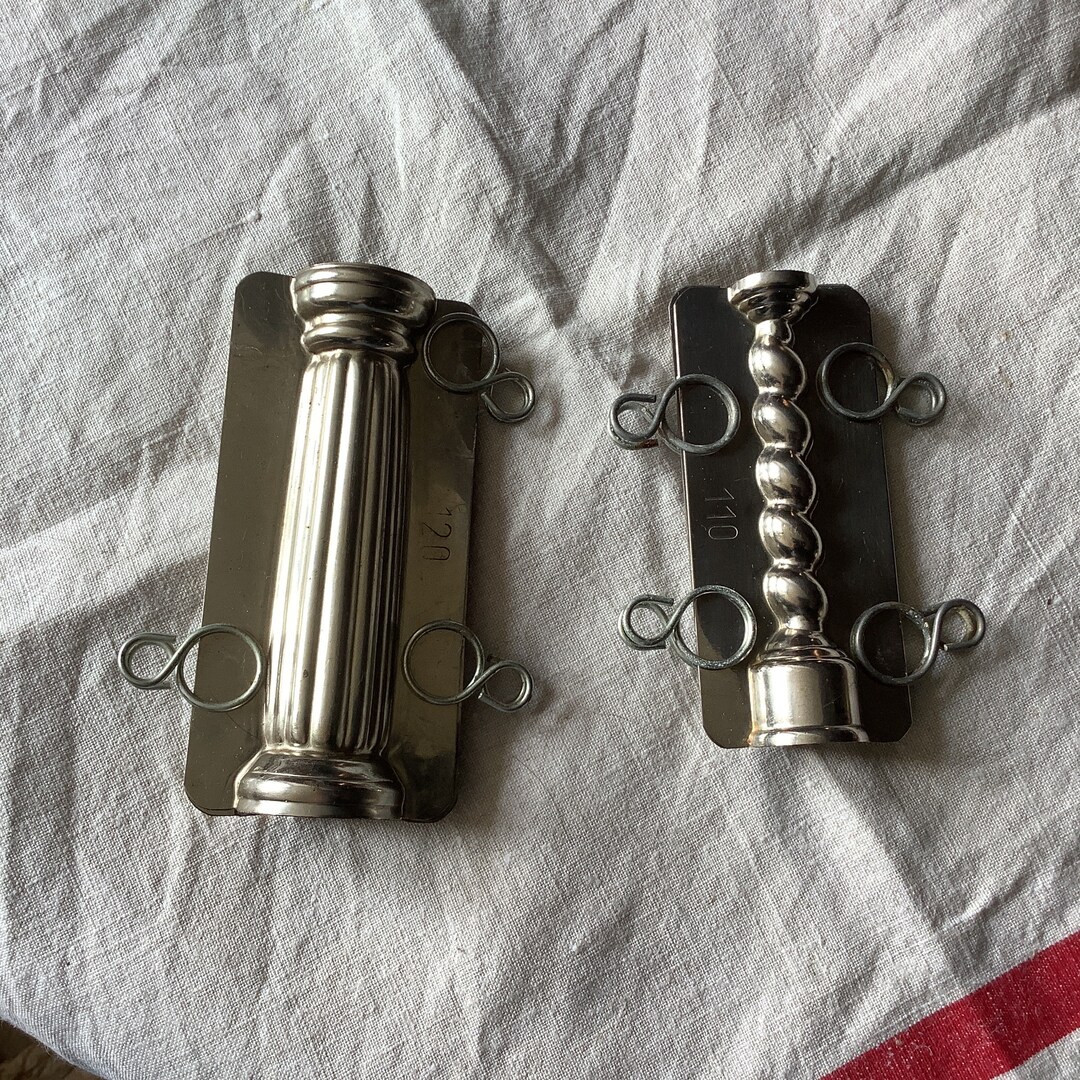 1950s Two Sets of Chocolate Candy Moulds/ Molds for Making Columns for ...