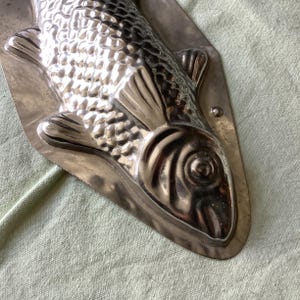 Antique 1950s Large Chocolate Fish Pike Mould / Mold Metal Cast, Made ...