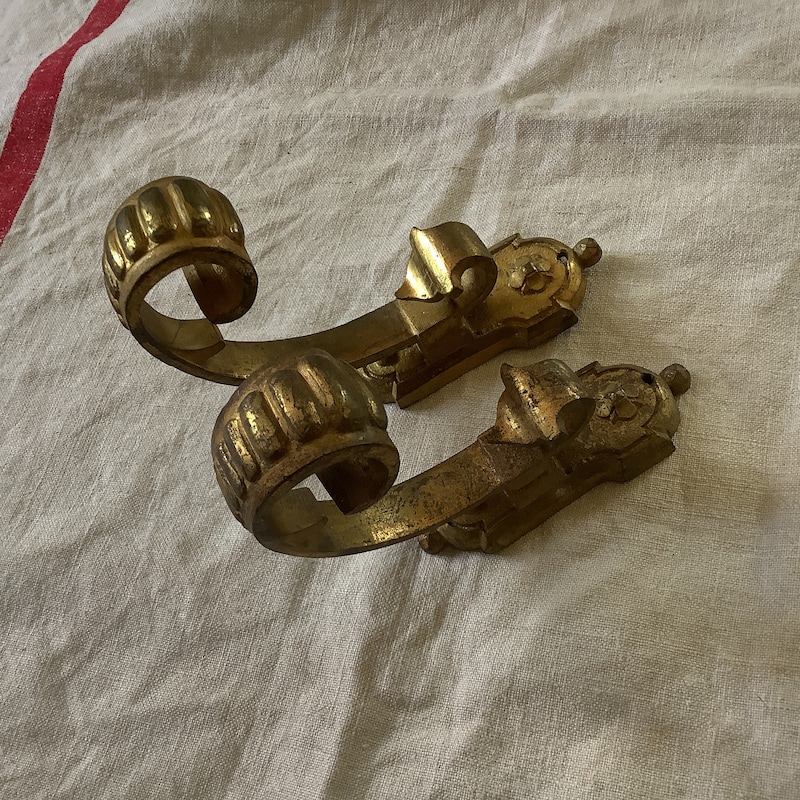 Brass Curtain Clips - Etsy UK