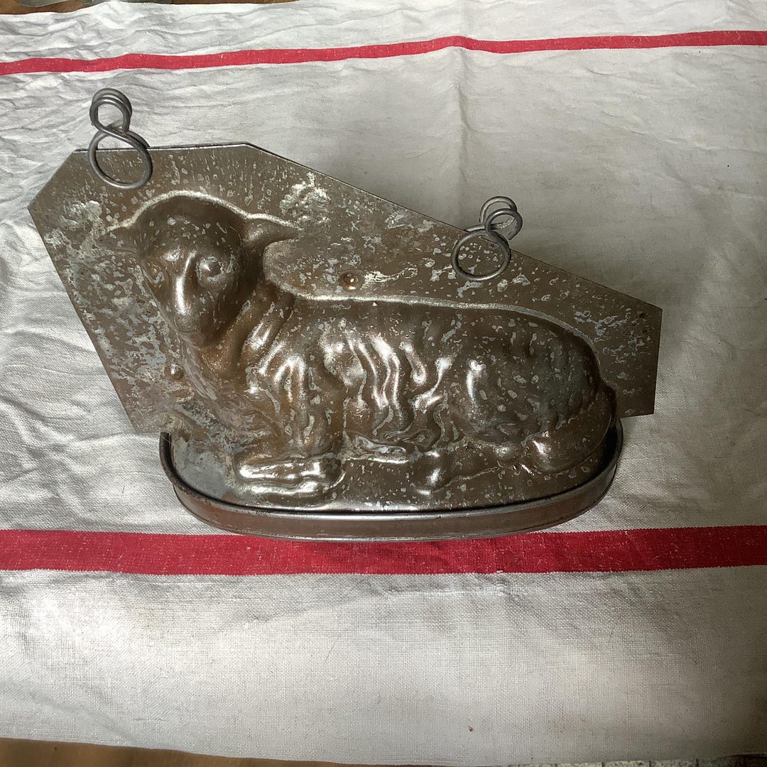 1920s Large Chocolate Candy Lamb Sheep Mould / Mold Metal Cast ...