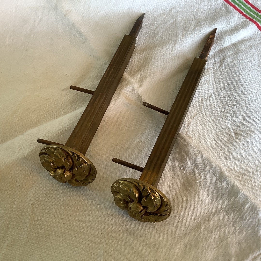 Antique Bronze Curtain Tiebacks: 1920s French Classical Mounts - Etsy