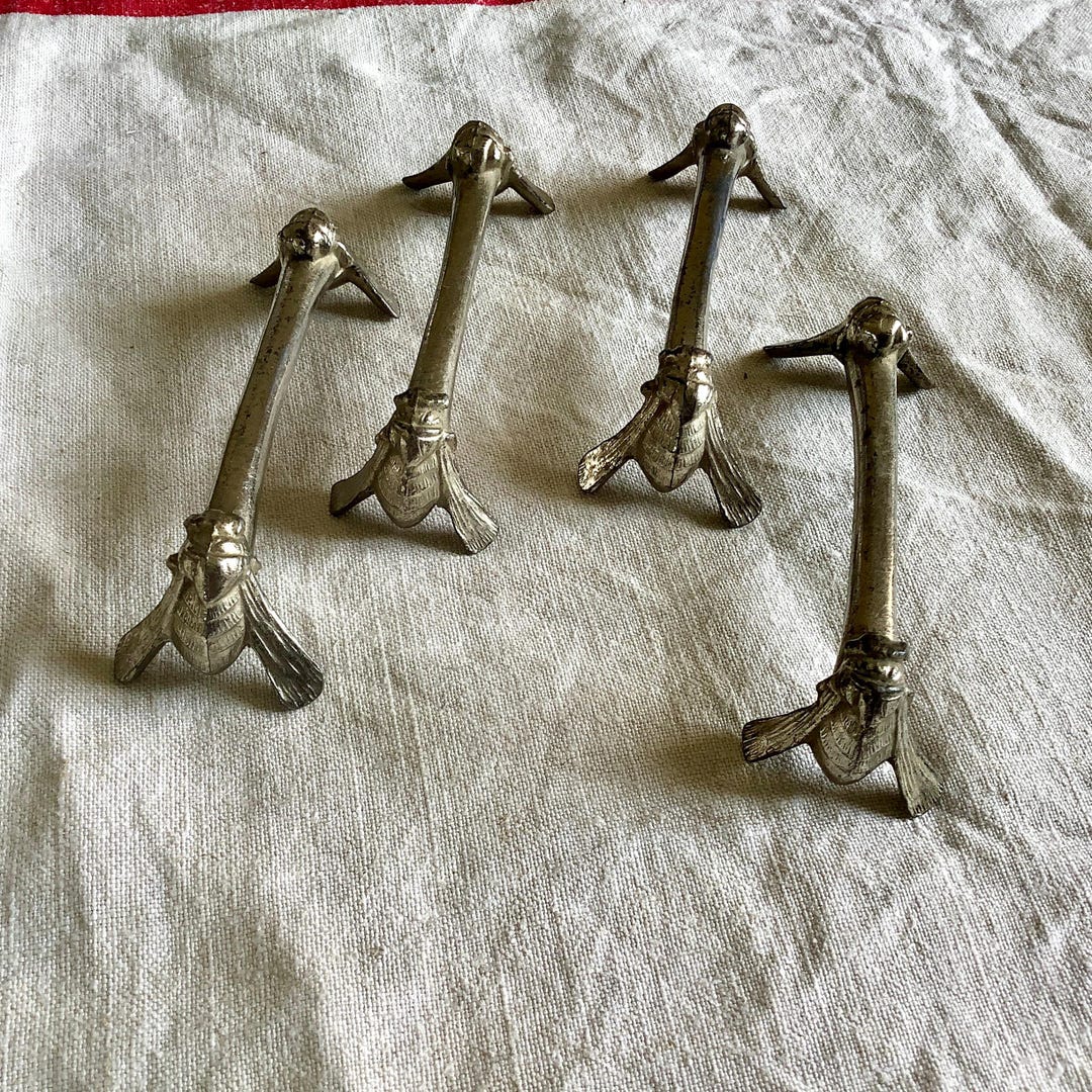 Four Matching 1920s Vintage Stylised Bees Shaped Knife Rests Made in ...