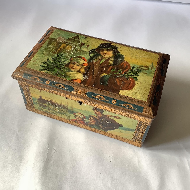 Antique Tin Can Ornament - Etsy Canada