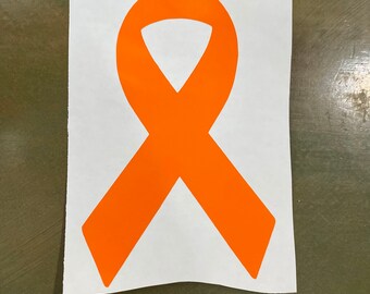 I Wear Gold for Childhood Cancer Ribbon Decal Car Window - Etsy