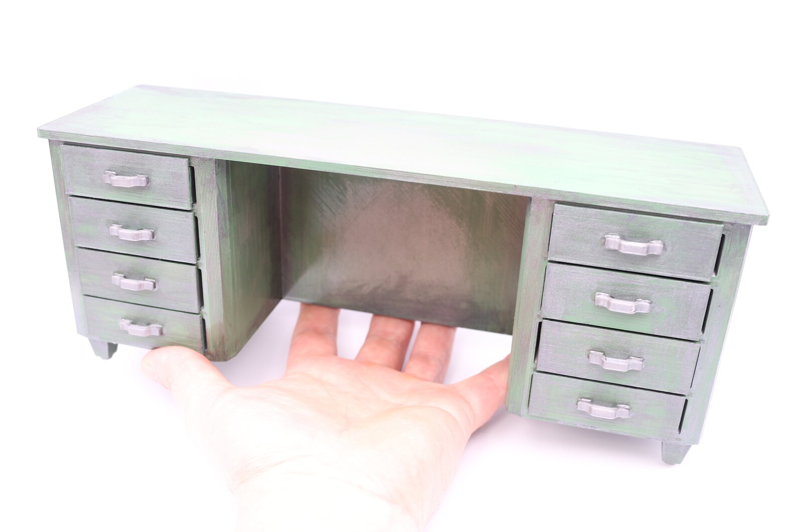 1:6 Scale Miniature Vintage Office Desk | Etsy