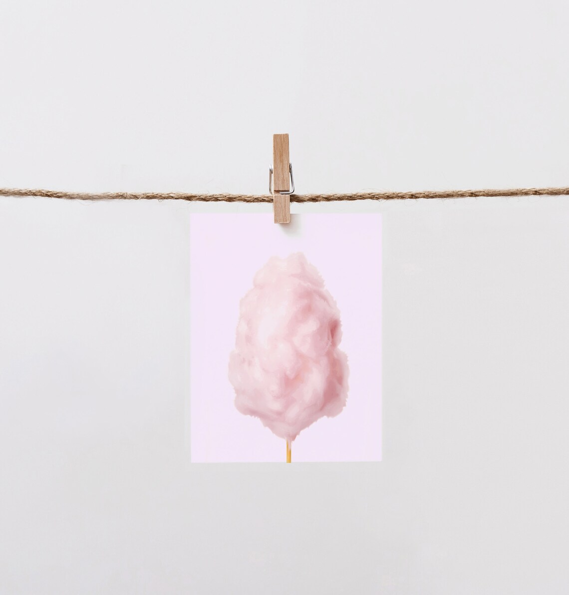 Cotton Candy Print PRINTABLE Art Pink Print Kids Art - Etsy