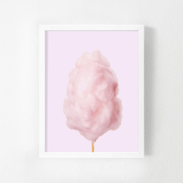 Cotton Candy Art - Etsy