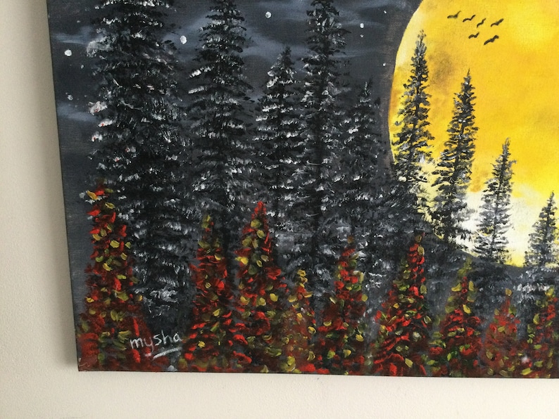 Original Night Sky Oil Painting - Etsy