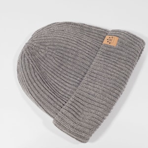 Light Grey Satin Lined Beanie - Etsy