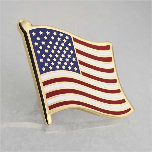American Flag Lapel Pins - Etsy