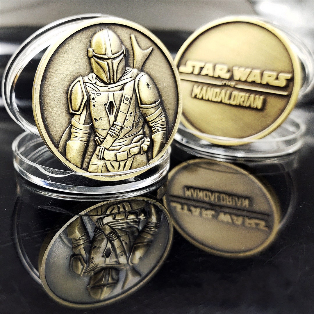 Star Wars the Mandalorian Coin Souvenir Coin - Etsy