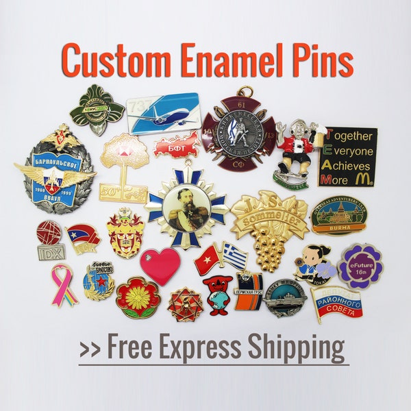 Custom Soft Enamel Lapel Pin Etsy