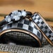 Racing Ring, Car Racing Ring, 3 Piece Couple Set Tungsten Bands ...