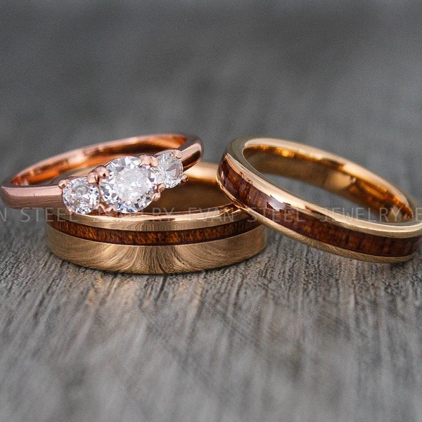 Wood Ring Wedding - Etsy