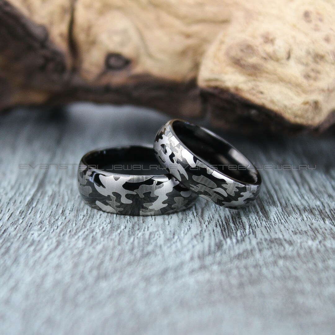 Camo Rings, Camo Wedding Rings, Camo Wedding Bands, Army Rings ...