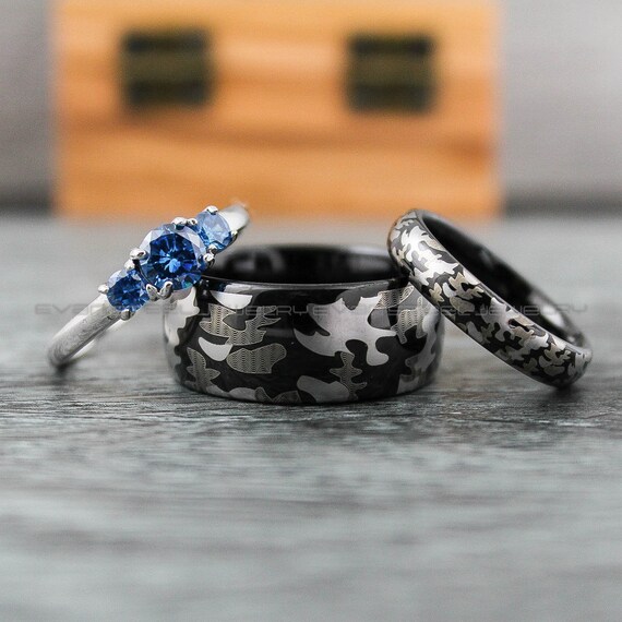 Camouflage Wedding Rings For Men