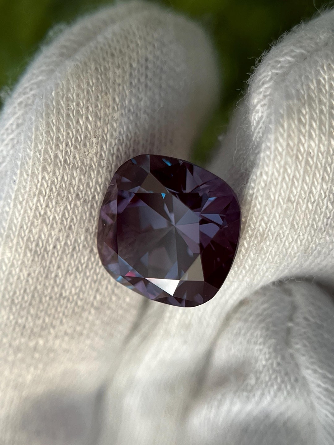 Alexandrite Cushion Cut Top Quality Lab Grown Chrysoberyl Alexandrite ...