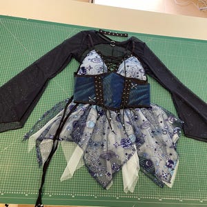 Witch Outfit, Witch Costume, Bluewitch Outfit, Celestial Outfit, Rave ...