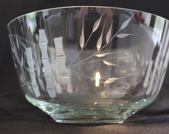 Sasaki Crystal Bowl | Etsy