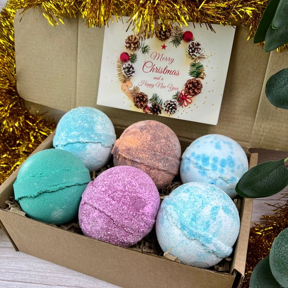 Mens Bath Bomb Gift Set Scented Bath Bombs Christmas Gift for Men Etsy