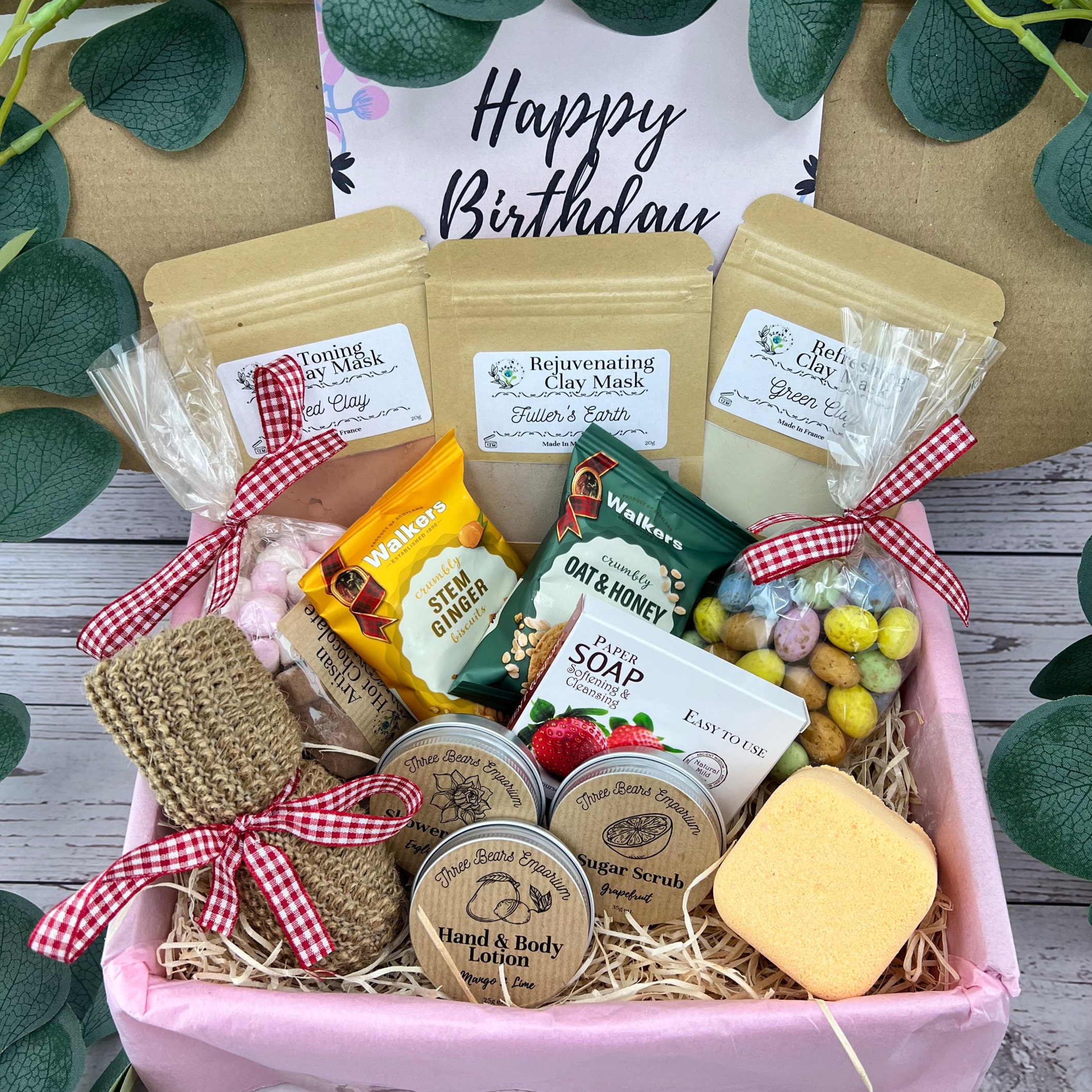 Pamper Gift Box for Her - Skin Care Gift Set - Birthday Present for ...