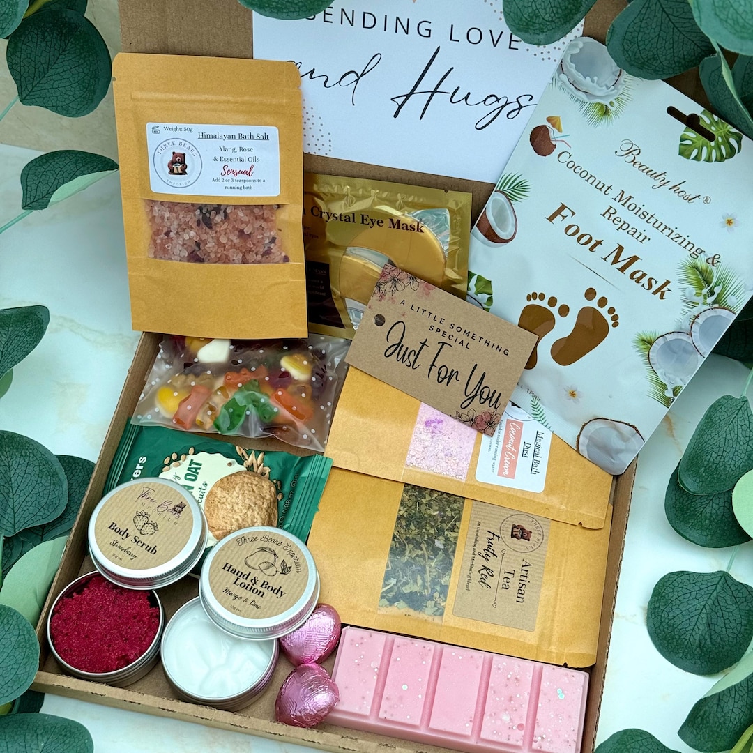 Luxury Self Care Hamper | Hug in a Box Pamper Hamper | Letterbox Gift ...