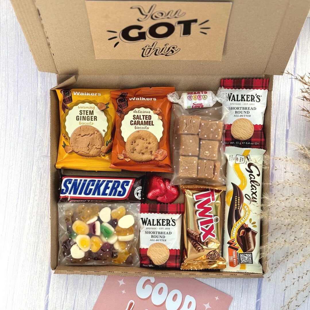 Good Luck Treat Box - Boys or Girls Exam Revision Kit - Good Luck Exam ...