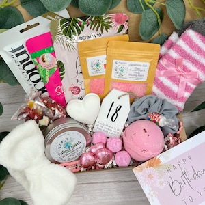 Happy 18th Birthday Hamper for Girls - Gifts for 18th - Big 18th ...