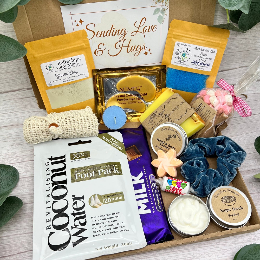 Hug in a Box Gift | Pick Me up Treat Box | Personalised | Letterbox ...