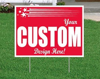 Polybag Yard Signs - Etsy