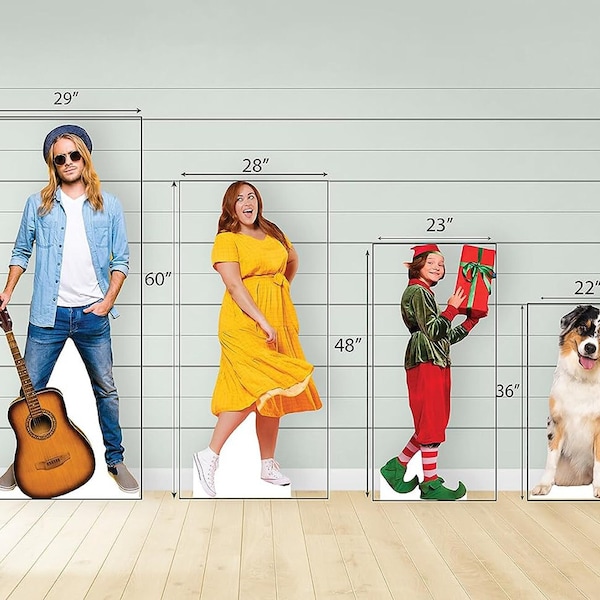 Cardboard Cutout Life Size - Etsy