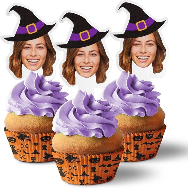 Halloween Cupcake Toppers - Etsy