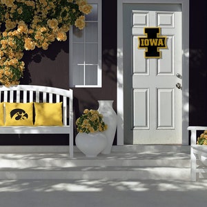 University of Iowa Hawkeyes Wall Art, Indoor or Outdoor Iowa Mark Wall ...