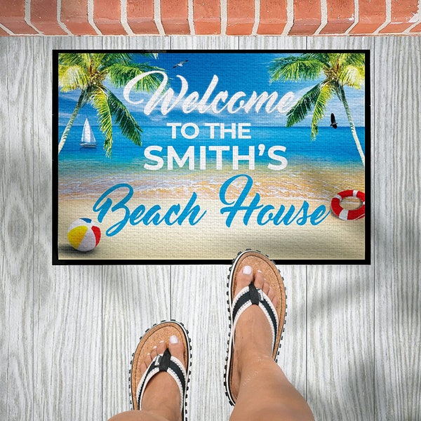 Beach Door Mat - Etsy