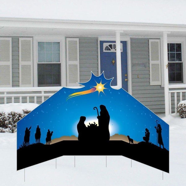 Outdoor Nativity Set - Etsy