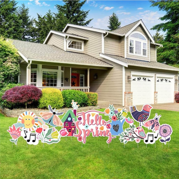 Spring Yard Signs - Etsy