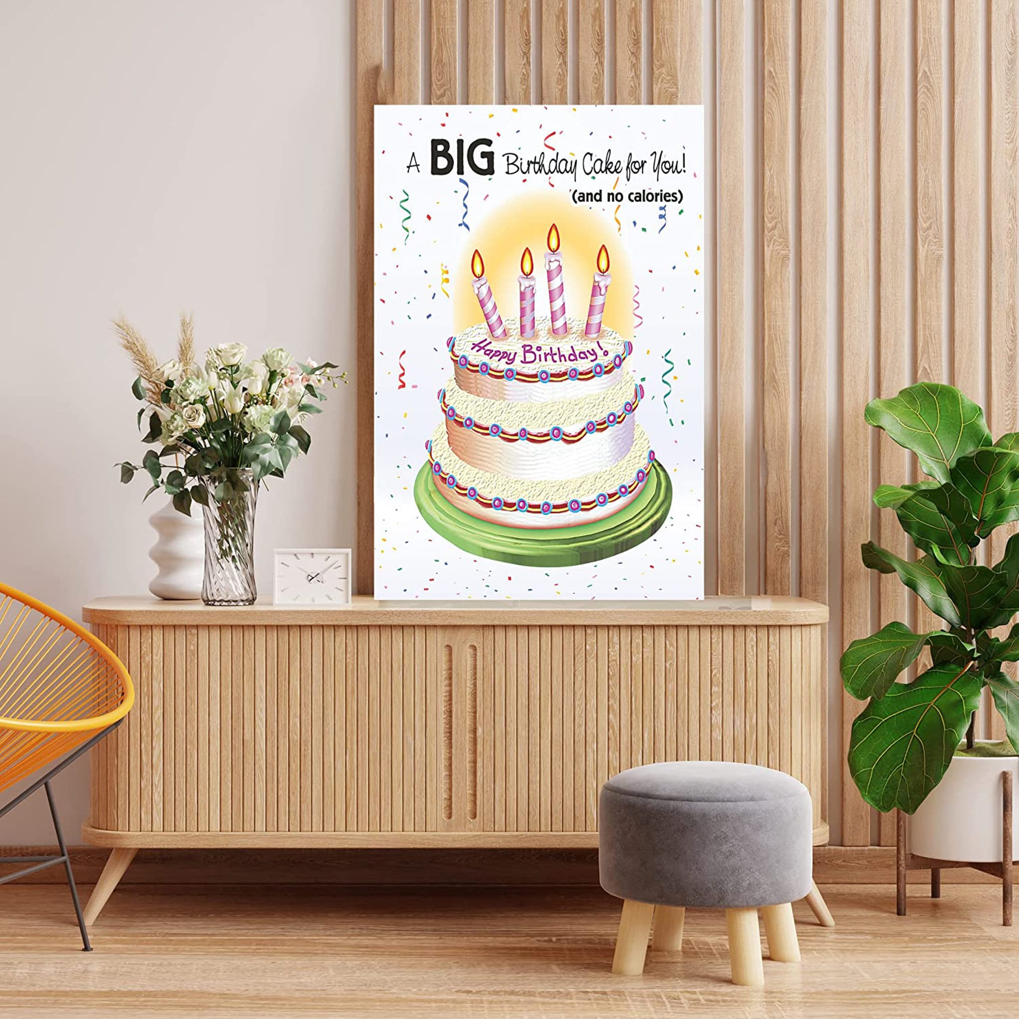 36 Jumbo Birthday Card With Custom Photo: A BIG Birthday - Etsy
