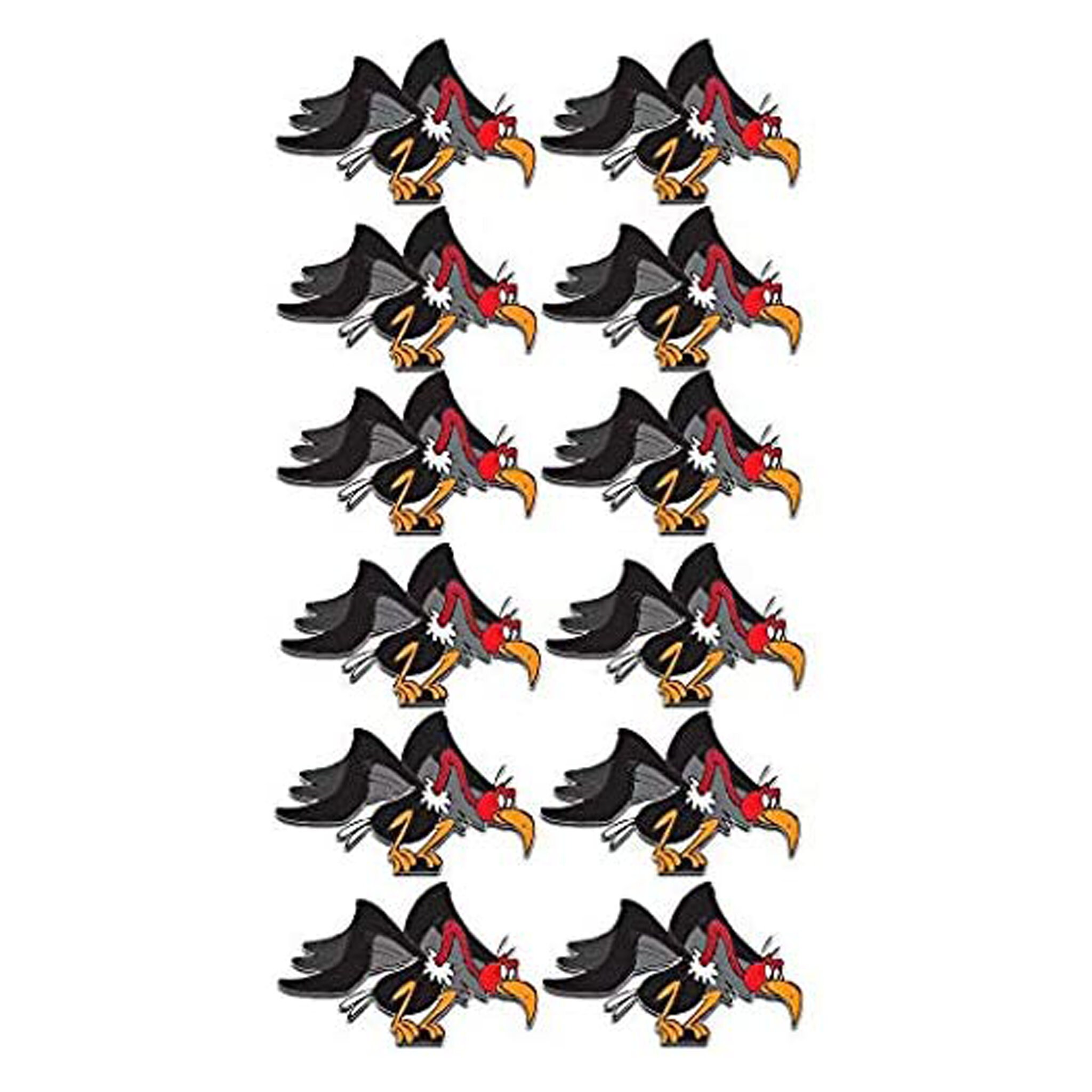 13" Flock of Buzzards, 12pc Birthday Yard Art, Yard Card Lawn Sign Set ...
