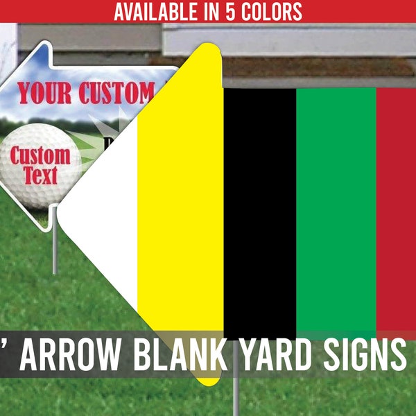Plastic Arrow Signs - Etsy