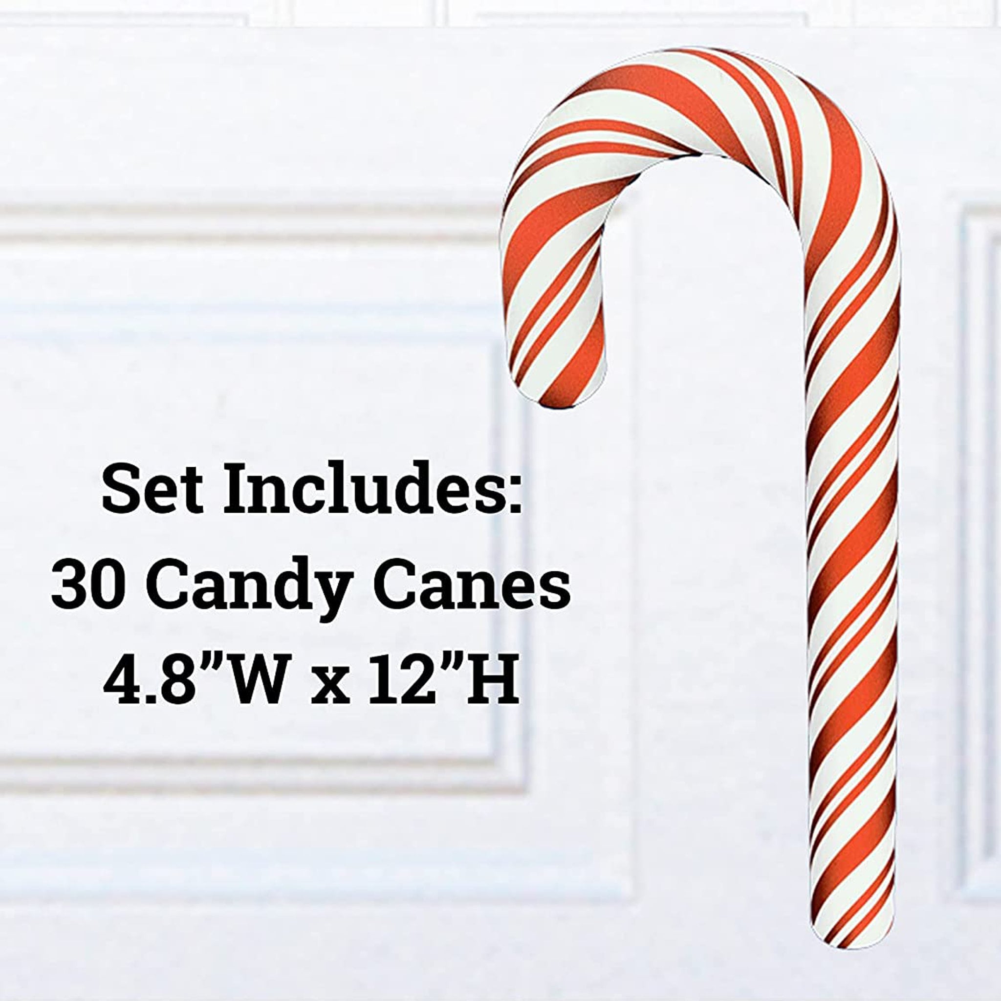 Magnetic Candy Canes, 30pc Christmas Magnet Set - Etsy