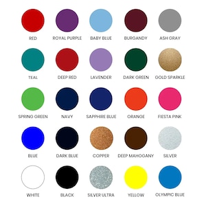 12" X 24" Adhesive Vinyl Sheets | 3mil Gloss DIY Supply - Etsy